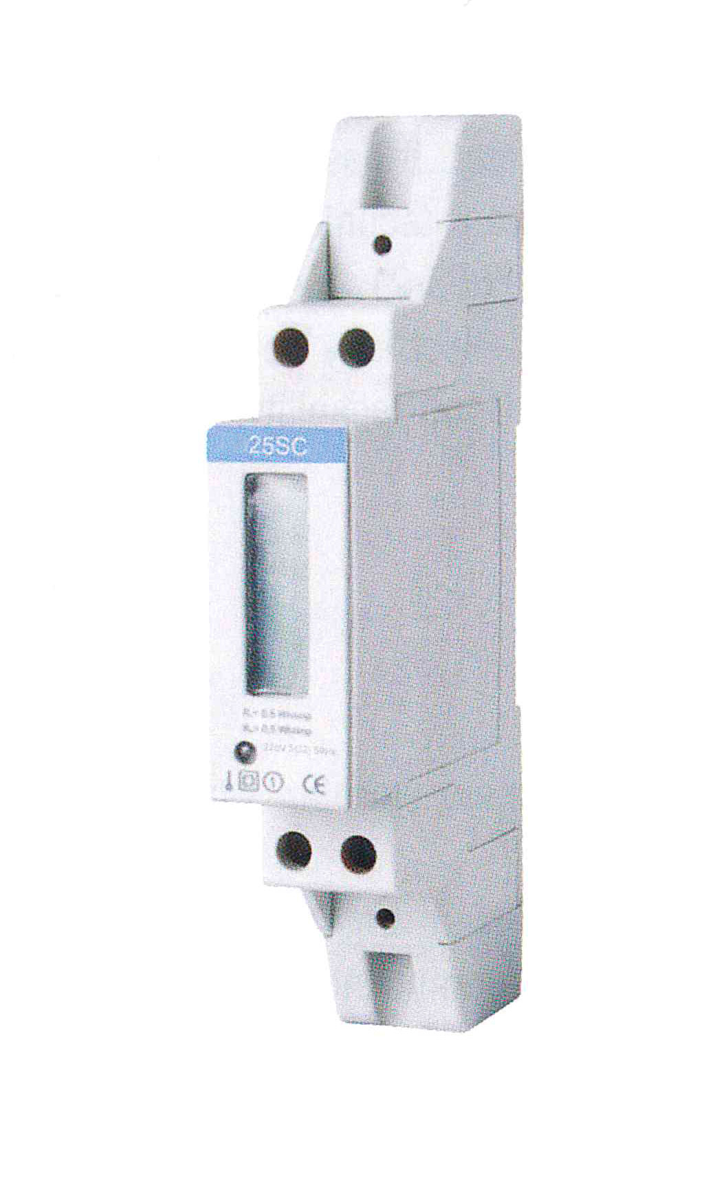 Digital KWH Meter Single Phase With LCD Display , Smallest Static ...