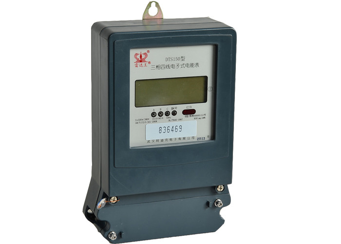 3 * 240V / 380V Three Phase Electric Meter DTS150 With Infrared ...
