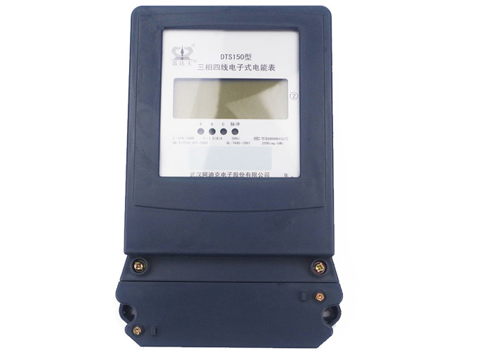 Smart Three Phase Four Wire Energy Meter , DTS150 3 Phase Electric Meter