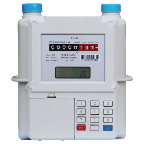 Easy Install Keypad Prepayment Gas Smart Meter Class B With Build In ...