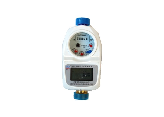 LCD Display IC Card Prepayment Smart Cold / Hot Water Meter With RS485 ...
