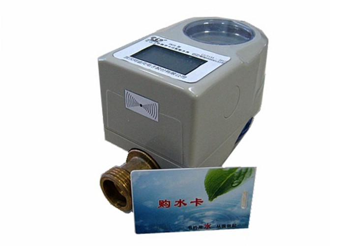 Wireless Smart Water Meter Card Prepaid Water Meters RF Communication